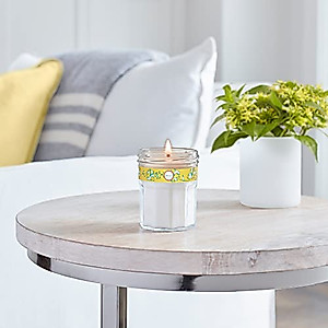 Mrs. Meyer's Soy Aromatherapy Candle, 25 Hour Burn Time, Made with Soy Wax and Essential Oils, Honeysuckle, 4.9 oz