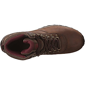 Timberland Women's Norwood Mid Waterproof Hiking Boot, dark brown, 7