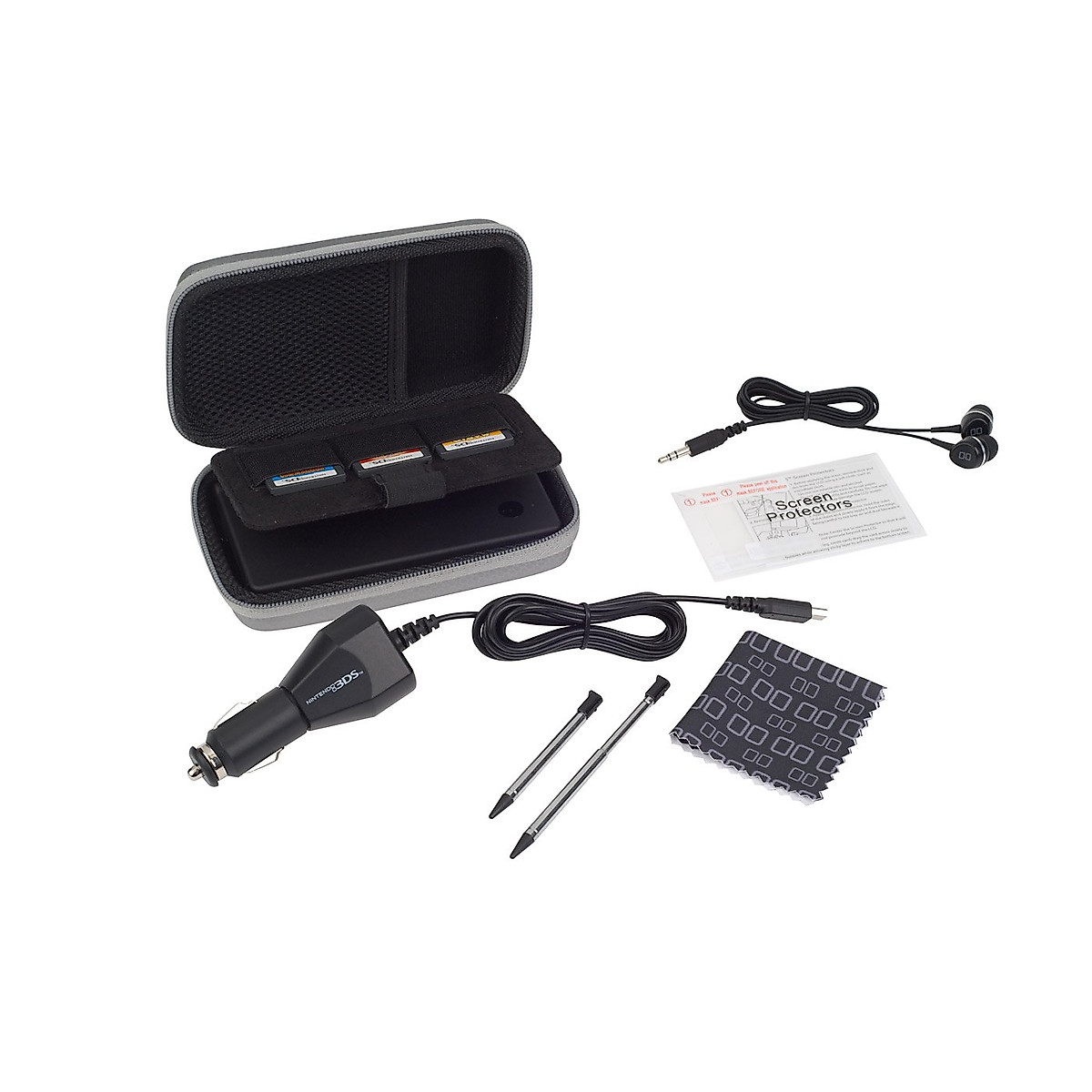 PowerA Nintendo Official Explorer Starter Kit for 3DS - Gray