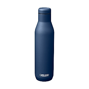 CamelBak Horizon 25oz Water Bottle - Insulated Stainless Steel - Wine Compatible - Leak Proof - Navy