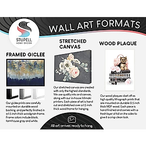 Stupell Industries Abstract Stripe United States of America Map Grey Framed Wall Art, 14 x 11, Blue