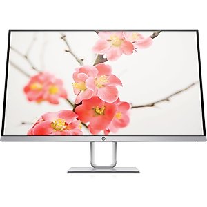 HP Pavilion 27q 27-inch QHD 2k 1440p IPS LED Monitor with AMD FreeSync Support, 100% sRGB, and VESA Mounting Bracket (1HR73AA#ABA) - Silver