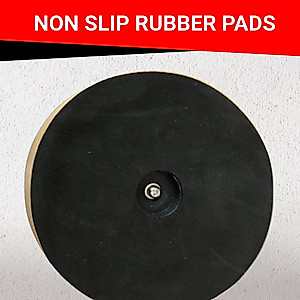 Toilet Paper Holder Stand, Modern Bamboo Base Free Standing Toilet Paper Holder with Storage, Sturdy Black Metal Stand with Weighted Base, Sleek and Decorative Freestanding Bathroom Toilet Roll Holder