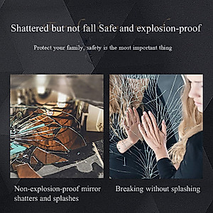 JSLJDM 500 X800 mm Illuminated Backlit LED Bathroom Mirror, Wall Mounted Multifunction Bathroom Vanity Mirror with Lights and Demister Pad, Energy-Saving Illuminated Smart Mirror