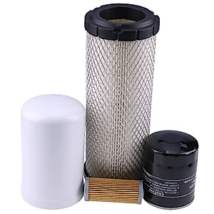 Solarhome Filter Kit LVA10419 M806419 LVA11522 M131802 Compatible with JD Compact Utility Tractor Filter