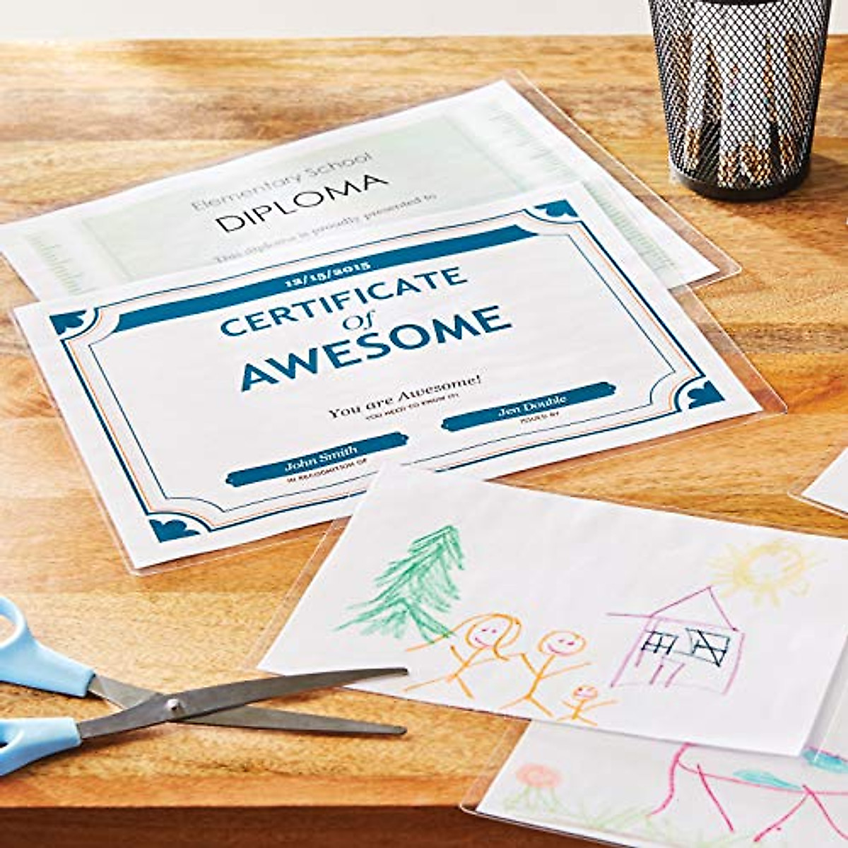 Pen+Gear 50-CT Thermal Laminating Pouches Letter Size 9" x 11.5" | 3 mil Glossy Professional Finish