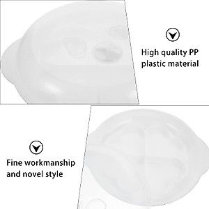 OSALADI Microwave 4 Egg Poacher Heart Shaped Egg Poaching Cup BPA Free Nonstick Silicone Egg Poachers for Home Kitchen Breakfast Brunch