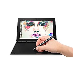 Lenovo Yoga Book - FHD 10.1" Windows Tablet - 2 in 1 Tablet (Intel Atom x5-Z8550 Processor, 4GB RAM, 64GB SSD), Black, ZA150000US