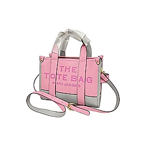 Women Fashion Large Capacity Tote Bag Color Blocking Tote Bag Handheld One Shoulder Messenger Letter Bag