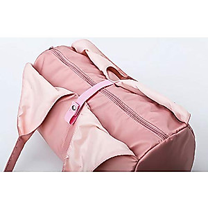 UIYTR Yoga Mat Gym Bag Fitness Bags for Women Men Training Sac De Sport Travel Gymtas Nylon Outdoor Travel Sports Carry On Gym Bag (Pink)