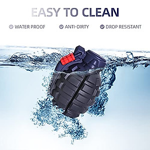 Dog Toys for Aggressive Chewers Large Breed, Lifetime Replacement, Indestructible Interactive Treat Toys for Large Medium Small Dogs, Food Grade Tough Dog Toys, Fun to Chew, Chase and Fetch (Blue)