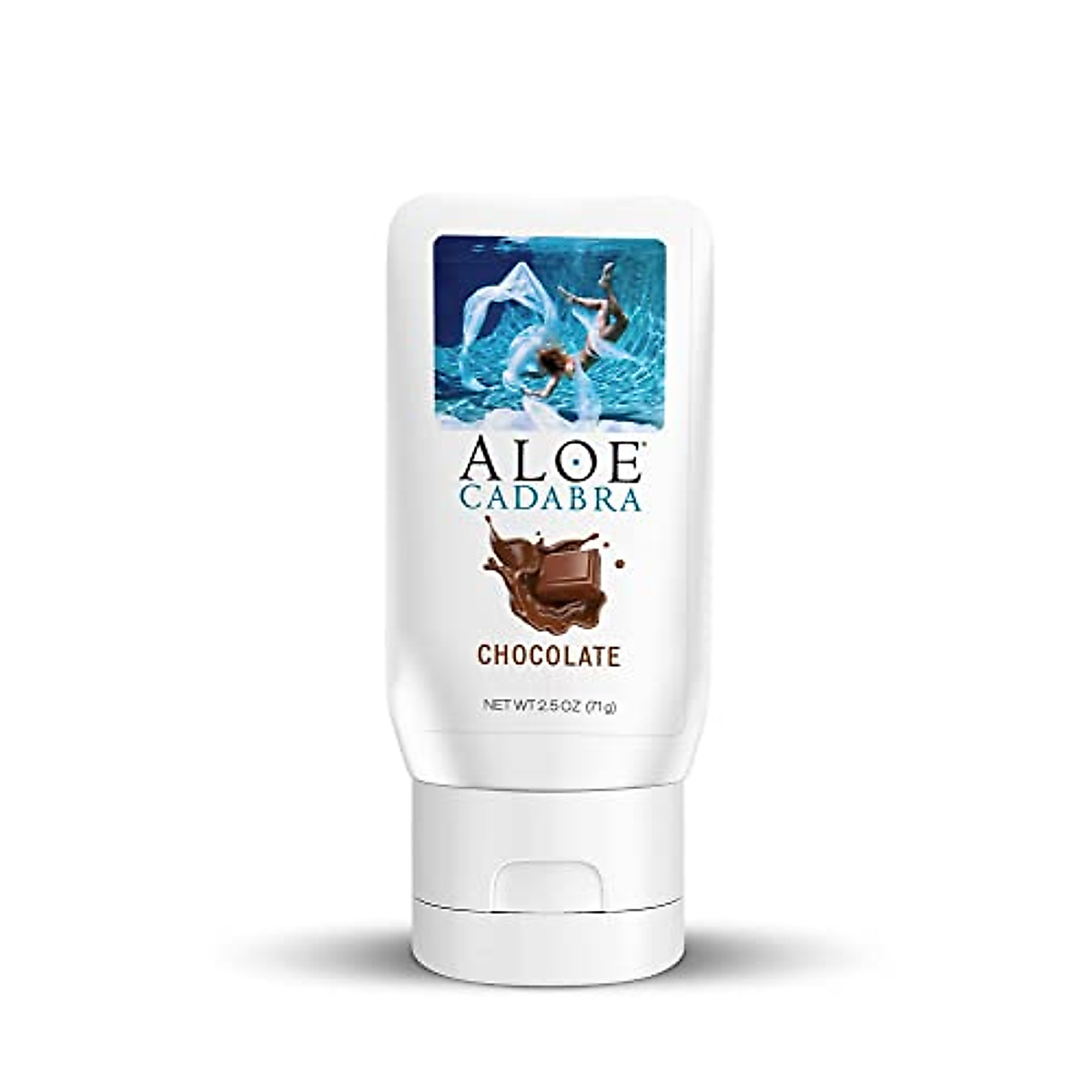 Aloe Cadabra Chocolate Lube Organic Natural Water-Based Lubricant for Women, Men and Couples, 2.5oz
