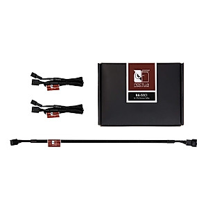 Noctua Bundle Including: 4X NF-P12 Redux 1700 PWM Fan, 1x NA-SYC1 Y Splitter Cable, 1x NA-SEC1 30cm Extension Cable