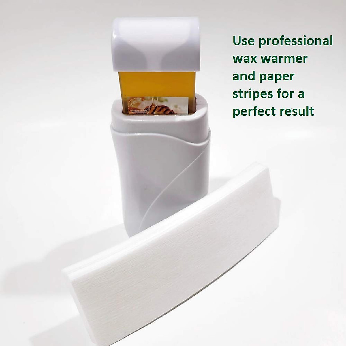 NorthMe Honey Roll On Wax, Hair Removal Wax Cartridge, Depilatory Wax Roller For Sensitive Skin, Waxing Cartridge Refill, Home Self Waxing, Legs And Arms. Wax Roll On Refill 2Pack - 3.53 Oz (honey)