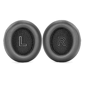 VEKEFF Replacement Ear Pads Cushions Cover for Anker Soundcore Life Q30 Q35 Headphones (Black)