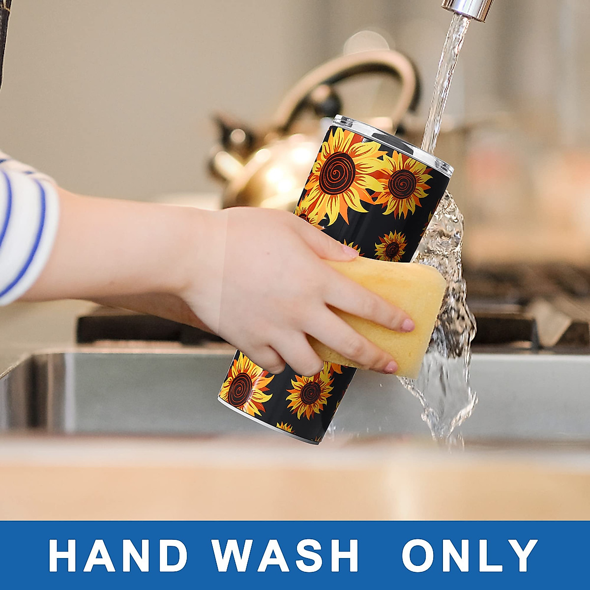 Weboia Sunflower Tumbler Birthday Gifts for Women Insulated Mug Gifts for Girl Friend Sunflower Coffe Cup Gifts for Mom Daughter Sunflower Lovers