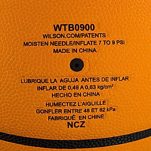 WILSON Men's Evo Nxt Game Basketball, Orange, Official Size