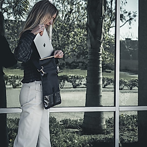 Xtreme Sight Line ~ Xecutive Faraday Bag for Tablets and Other Medium Size Electronics ~ Data Security for Executive Travel ~ Shoulder Strap Included ~ Tracking/Hacking Defense