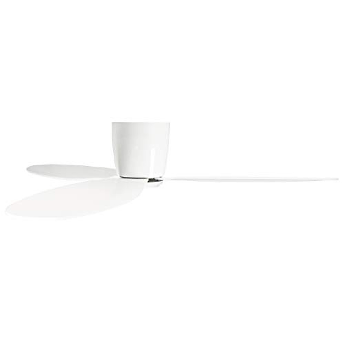 Lucci Air 21287001 Radar DC Ceiling Fan, 52 Inch, White with White Blades