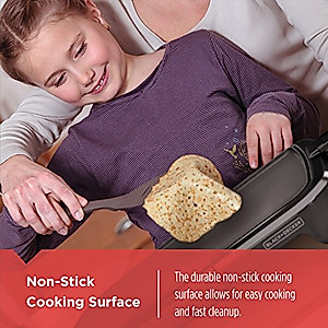 BLACK+DECKER GD2011B Family-Sized Electric Griddle with Drip Tray