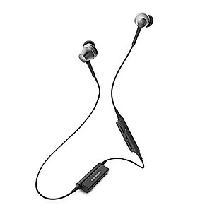 Audio-Technica ATH-CKR75BT Sound Reality Bluetooth Wireless In-Ear Headphones with In-Line Mic & Control, Gun Metal