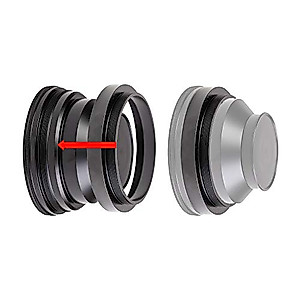 Cloudray F-Theta Lens Adjust Mount Male Thread Height 34mm for Thread M85 M79 Fiber Laser Marking Machine