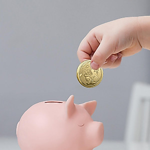 Chinese Zodiac Rabbit Commemorative, 2023 New Year of The Rabbit Uncirculated Coin, Collector Coin with Red Envelope, for Collectors, Craft Decorations, Lucky Souvenir Gifts