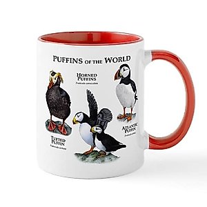 CafePress Puffins Of The World Mug Ceramic Coffee Mug, Tea Cup 11 oz