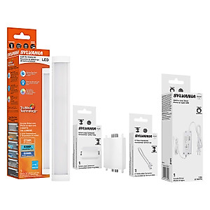 SYLVANIA TruWave Natural Series 3-Way Selectable 24" LED Under Cabinet Light Bar Only, Soft / Cool / Daylight - 1 Pack