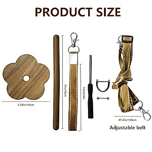 Wrist Yarn Holder, Crochet Yarn Holder Yarn Ball Holder, Portable Yarn Holder with Wrist Strap, Wooden Yarn Organizer Yarn Holder Hanger for Crocheting, Yarn Dispenser Sewing DIY Knitting Supplies