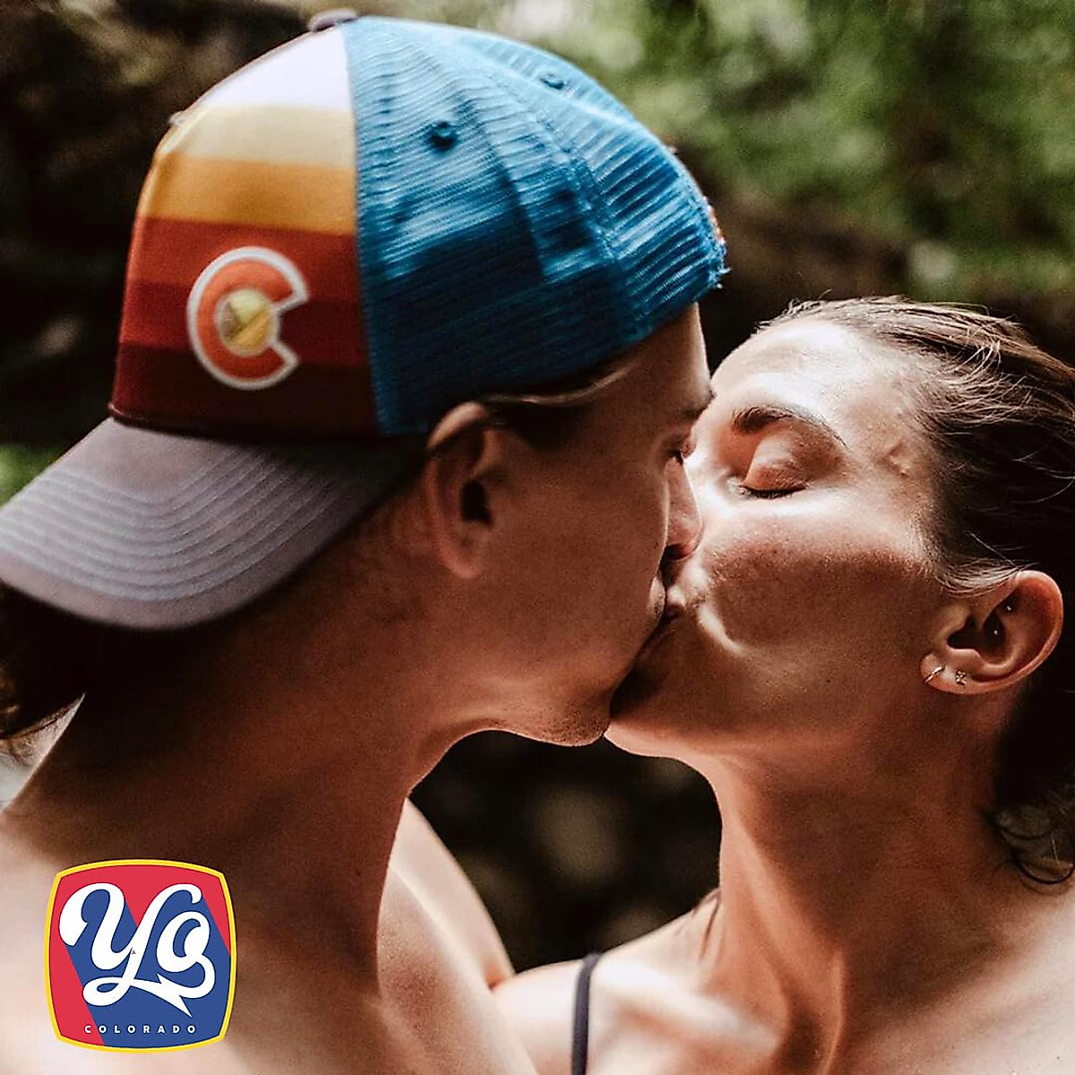 Colorado Trucker Hats for Men & Women - Custom Sunset Fader Style with Snapback, Versatile & Conscious Outdoor Cap, Adult Fit