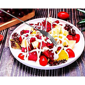 Malemollygebide Retractable Creative Kitchen Stainless Steel Fork,Machine washable,Scratch-Resistant,Portable, Silver Color,Easy to Clean,Extended to 25 Inches,Shortest to 8.67 Inches