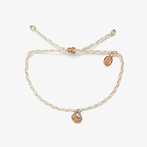 Pura Vida Bracelets Pack Rosie Coin & La Concha Bracelet Stack - Set of 3 Stackable Bracelets for Women, Summer Accessories & Cute Bracelets for Teen Girls - 1 Chain Bracelet & 2 String Bracelets