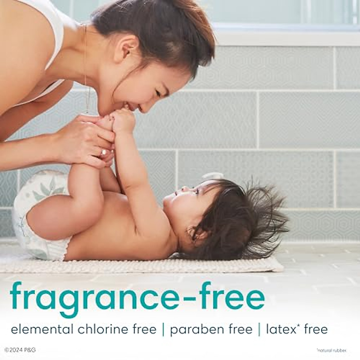 Pampers Baby Diapers - Pure Protection - Size 4, 150 Count, for up to 100% Leakproof, Premium Plant-based Skin Protection