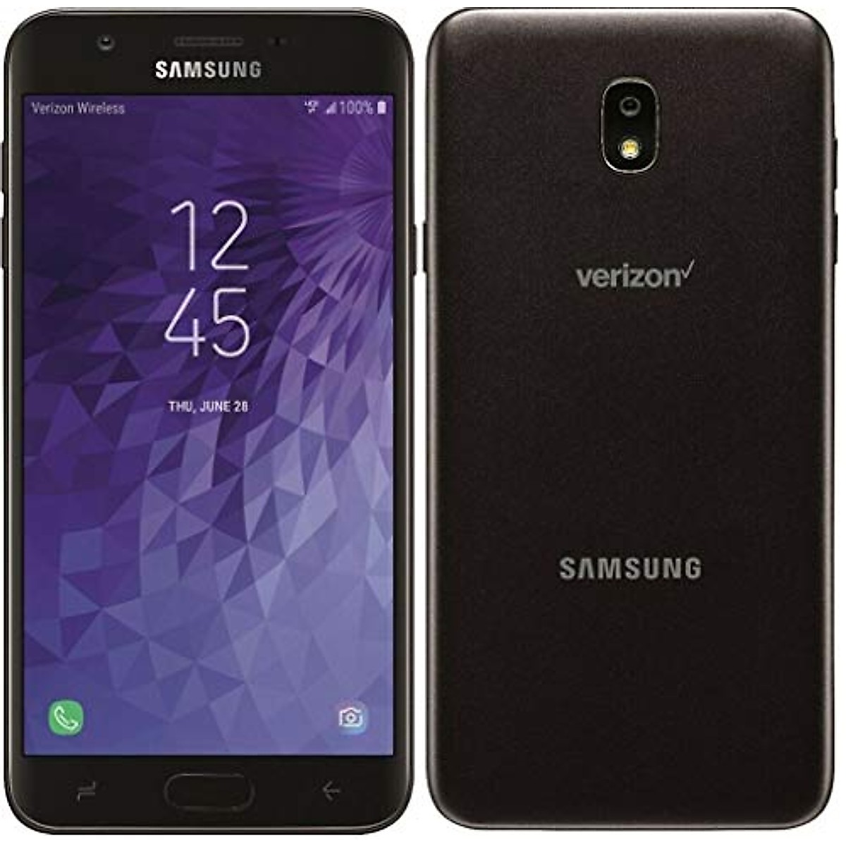 Samsung Galaxy J7 (16GB) 5.5" HD Display, Android 8.0, Octa-core, Verizon 4G LTE Smartphone SM-J737V (Black)