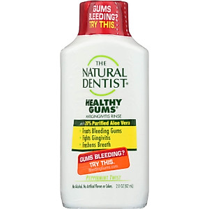 Natural Dentist Anti Gingivitis Rinse Healthy Gums Peppermint Twist, 2 Ounce