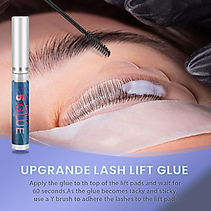 Lash Lift Kit Eyelash Lift Kit - 2024 4 in1 Eyelash Perm suit & Brow Lamination Kit - Ultra-Luxury Professional Lash Perm Kit - DIY Eyelash Eyebrow Curling Set for Salon Home (Black)