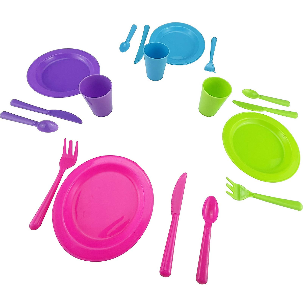 Kids Super Durable Kitchen Toys Set, Pretend Play Children's Dish Toy, Wash and Dry Tableware Dish Rack with Drainer (Great Gift for Kids) (27 Pieces)