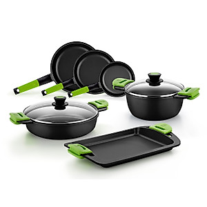 Braisogona Prior Cast Aluminium Paella Pan, 36 cm