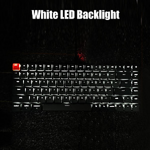 Keychron K3 Version 2, 75% Layout 84 Keys Ultra-Slim Wireless Bluetooth/USB Wired Mechanical Keyboard with White Backlit, Hot-Swappable Low-Profile Keychron Optical Brown Switch for Mac Windows
