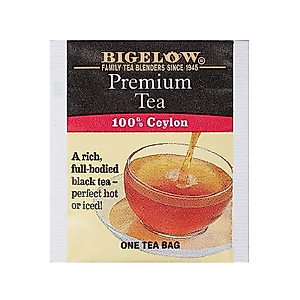 Bigelow 100 Count Premium Blend Black Tea, Contains 100 Individually Wrapped Tea Bags, Full Caffeine