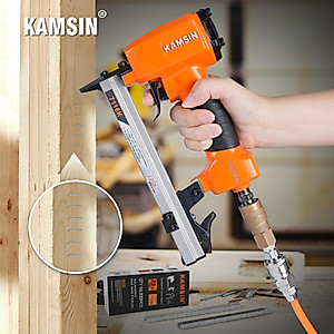 KAMSIN 71 Series 22 Gauge Galvanized Fine Wire Staples, 3/8-Inch(9mm) Crown 1/4-Inch(6mm) Leg Length Upholstery Staples for Fabric, Upholstering, Furniture, Cabinet (10,000 per Box)