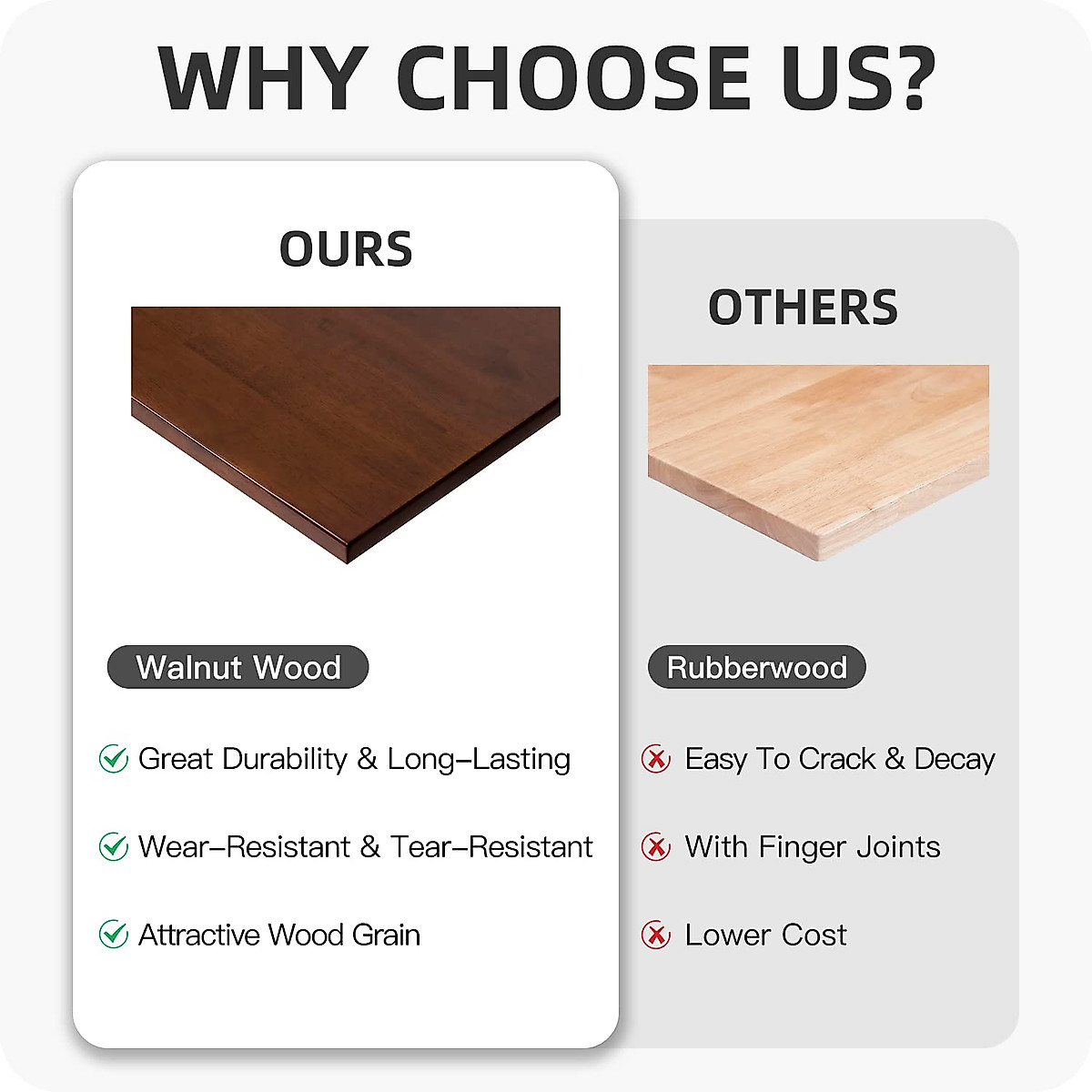 Rimdoc Triangle Glass Coffee Table Modern Noguchi Coffee Table, Vintage Glass, Wood End Table, Solid Wood Base and Clear Glass Top Accent Coffee Table, for Living Room, Patio(Upgraded Version)