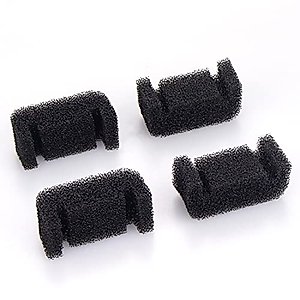 Comsmart Cat Fountain 4 Sponge Filters Replacement, Pet Dog Fountain Sponge Foam Filters for Round and Cubic Stainless Steel Top Cat Water Fountain Automatic Drinking Water Dispenser