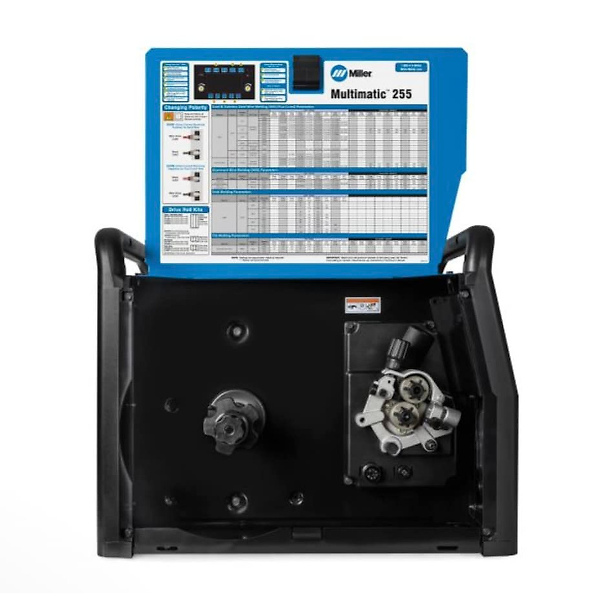 MILLER MULTIMATIC 255 PULSED MULTIPROCESS WELDER W/RUNNING GEAR AND TIG KIT (951768)