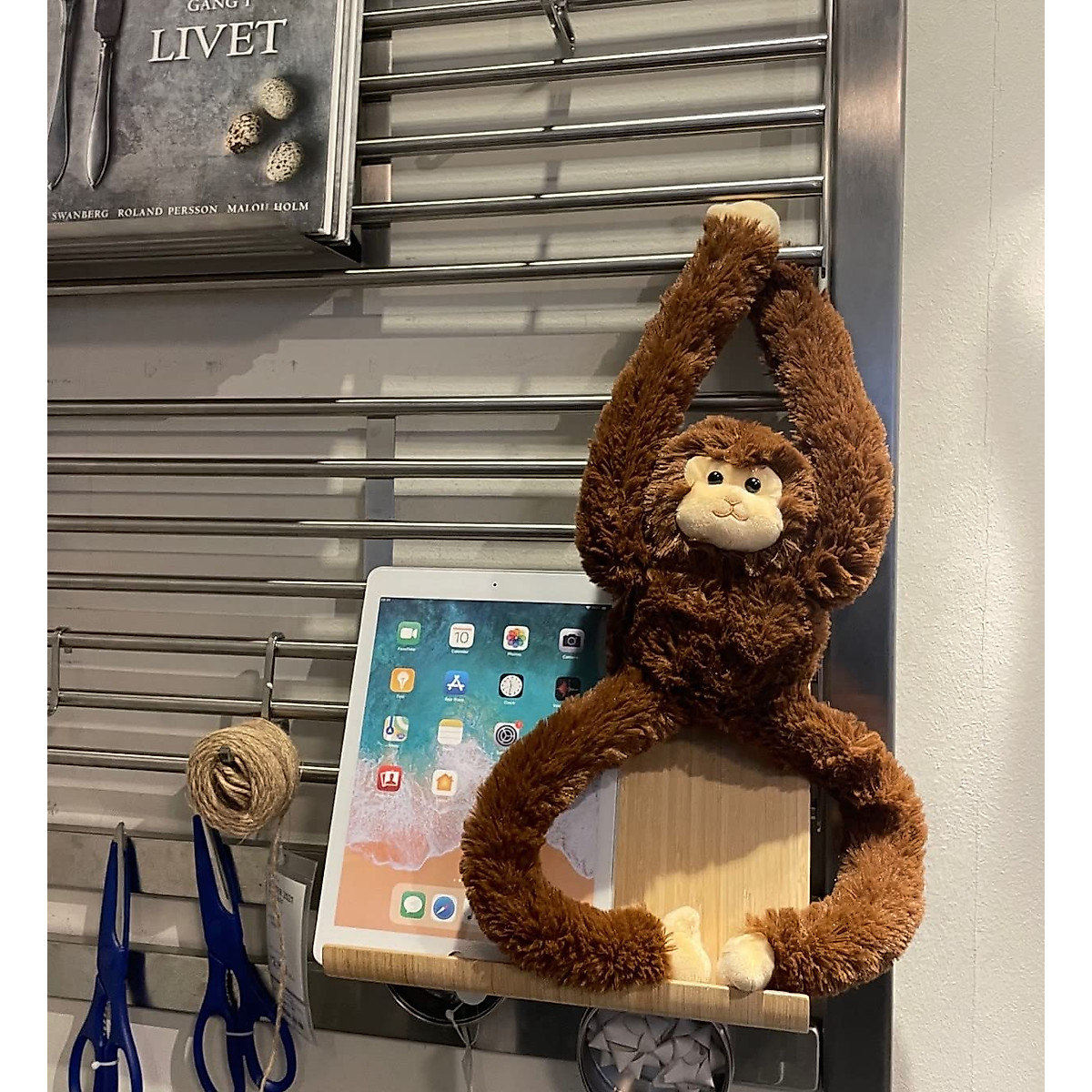 Staymore Monkey Stuffed Animals - Hanging Monkey Stuffed Animal with Hands and feet - Soft Stuffed Monkey for Boys & Girls - Décor Item for Jungle & Safari Theme - 23-Inch (Coco)