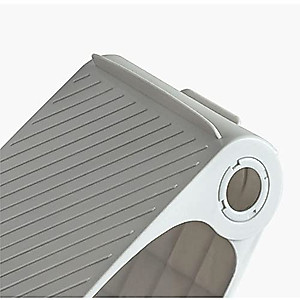 Gyinsoo Double Enlarged Shoe Rack, Double Layer Shoe Storage Rack Adjustable Shoe Slots Organizer Organizer for Closets Space Saver Shoe Rack Holder Organizer (Grey(2PCS))