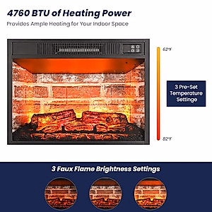 LGHM Farmhouse TV Console for 65 inch TV, Dark Rustic Oak Entertainment Center with Electric Fireplace, Sliding Barn Door