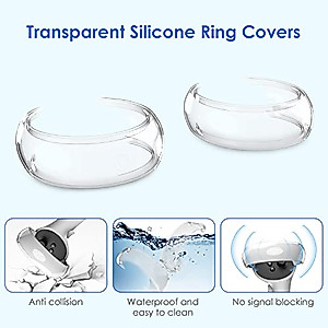 ZyberGears VR Golf Club for Oculus Quest 2 Accessories, Golf Club Handle Attachment Compatible with Meta Quest 2 Left and Right Controller