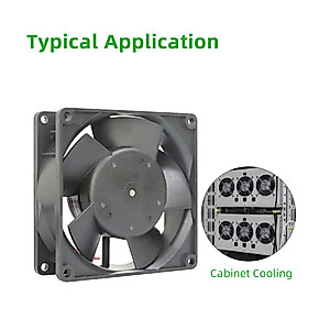 for ebmpapst 3312U 92x92x32mm DC 12V 0.2A IP68 Waterproof Axial Fan
